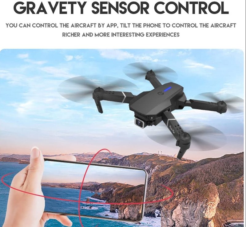 Foldable 998 Pro Drone with Dual Camera - Mini Drone for Capturing ...