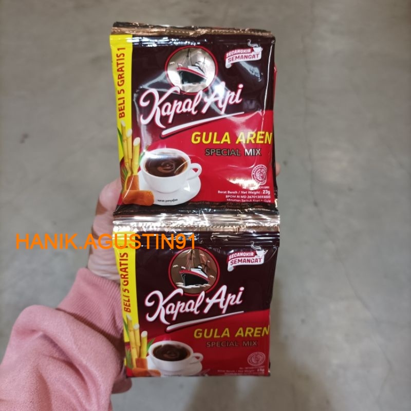 Kapal Api Gula Aren Special Mix 23 gr x 10 pcs / Kapal Api Kopi Spesial ...