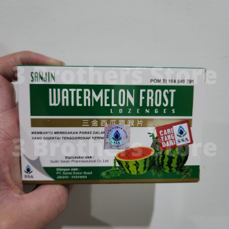 SANJIN WATERMELON FROST LOZENGES ISI 12 SSA Panas Dalam | Lazada Indonesia
