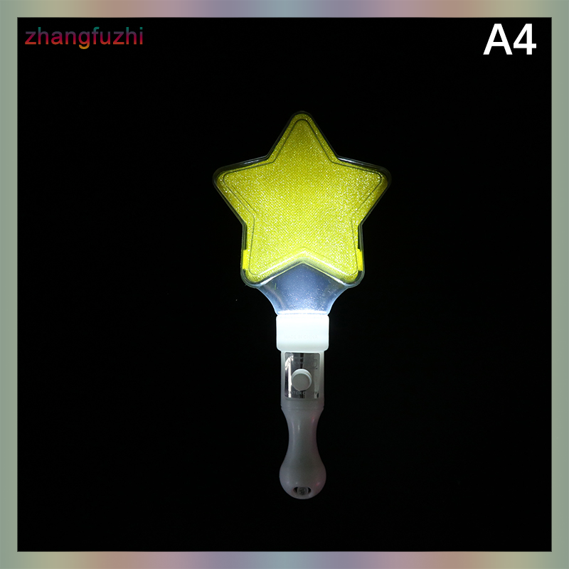 zhangfuzhi LED Glow Stick Heart Star Shape Luminous Concert Cheering ...