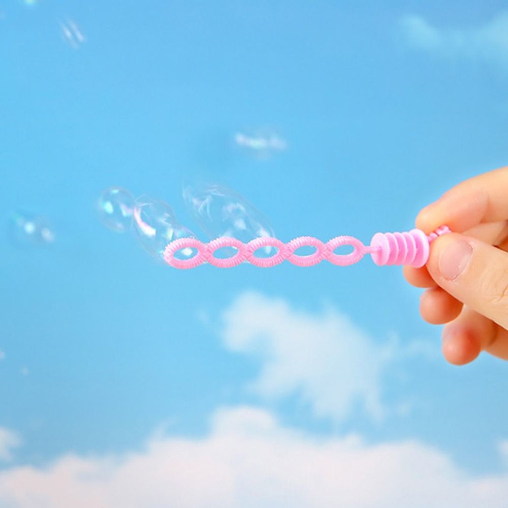 Portable 5-hole Colorful Bubble Tube Toy Soap Handheld Cat Paw Bubble ...