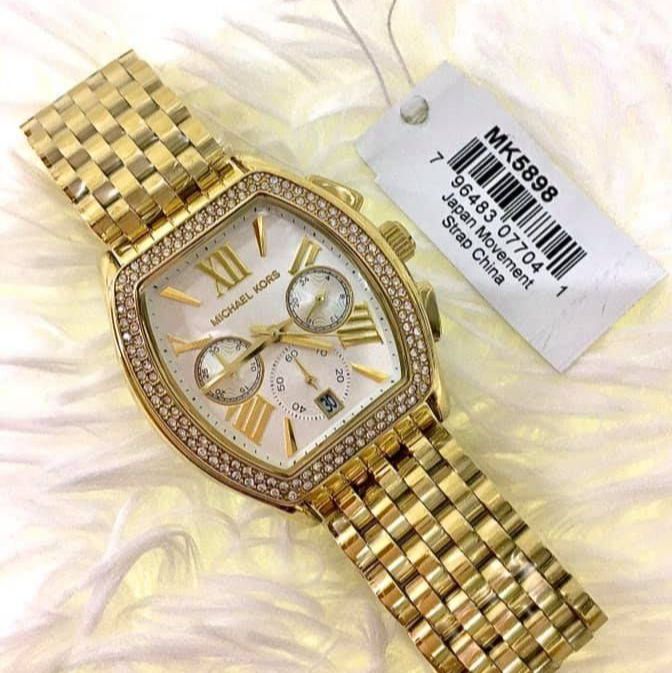 New ORIGINAL Michael Kors MK5898 AMHERST Chronograph Active PAWNABLE ...