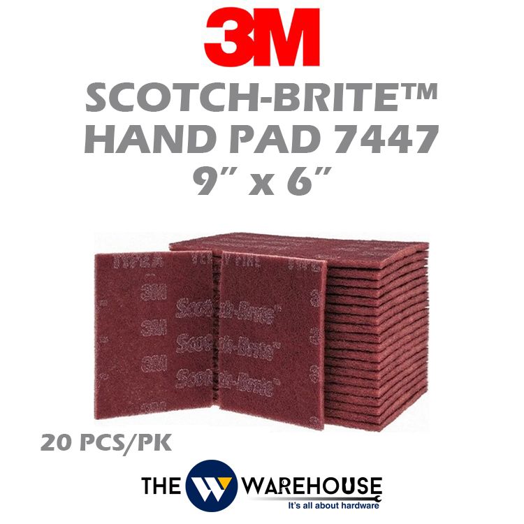 3M Scotch Brite Hand Pad 7447 | Lazada