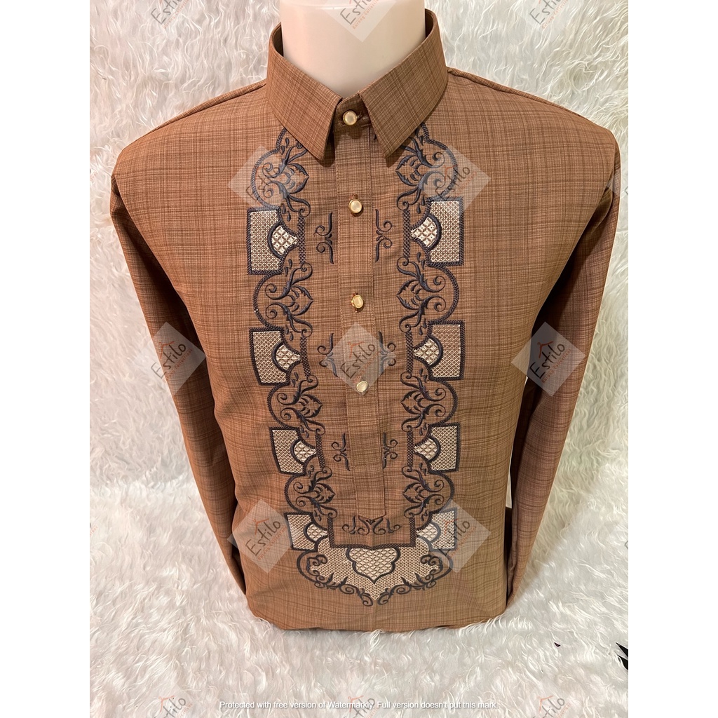 Barong Long Sleeves Formal Wear Julia Fabric | Lazada PH