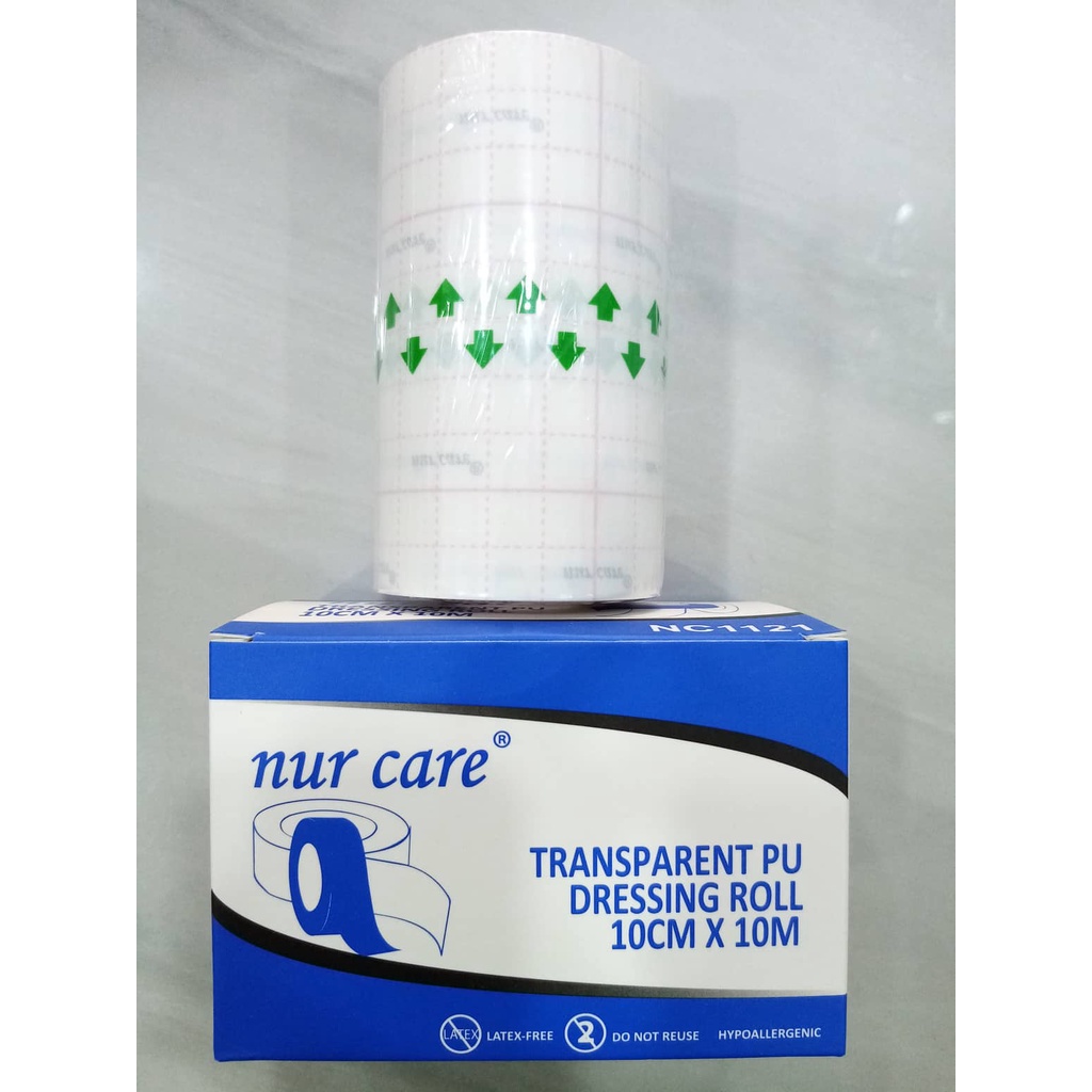 TRANSPARENT PU FILM DRESSING ROLL 10CM X 10M | Lazada