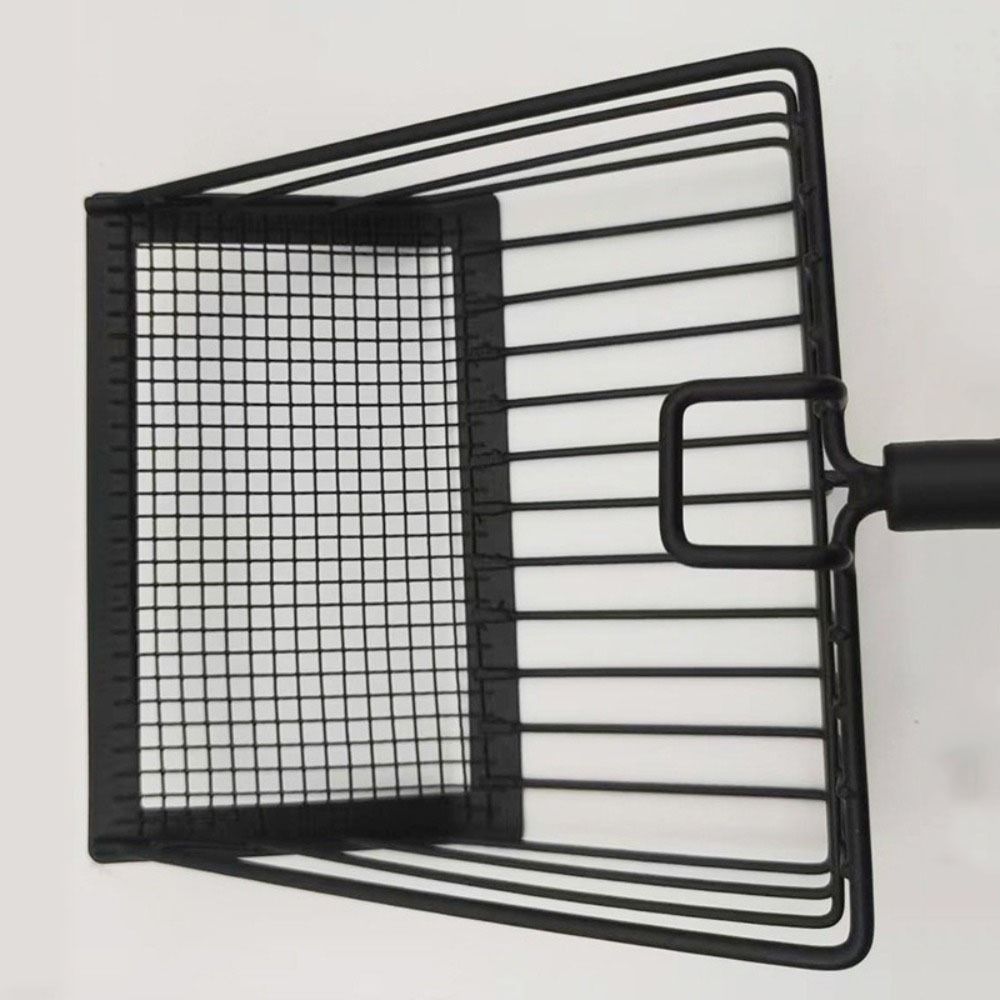 Litter Sifter Stretchable Chicken Coop Rake 3-Section Long Handle Cat ...