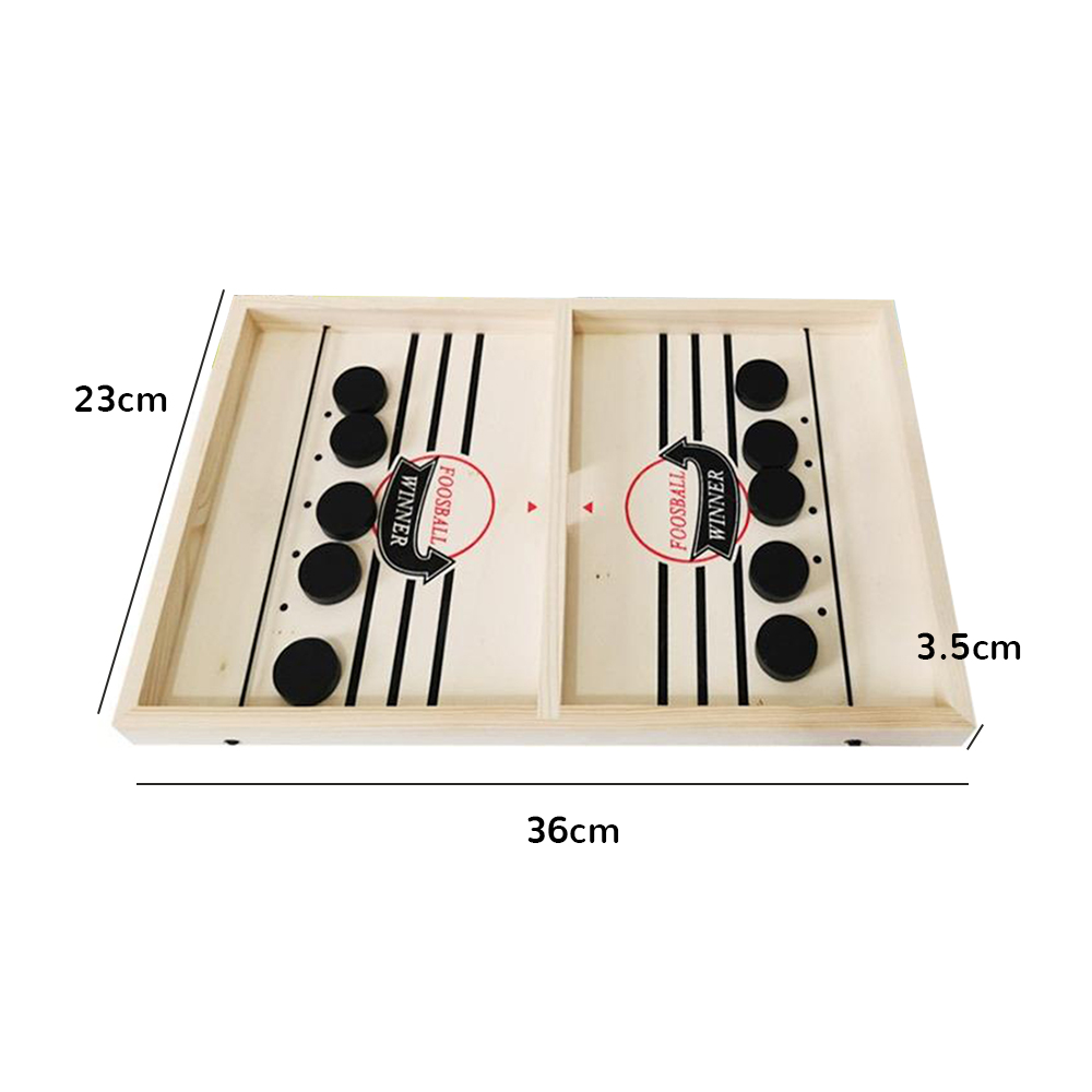 【LuxeGlow】Fast Hockey Sling Board Games Toys Party Family Fun Child ...