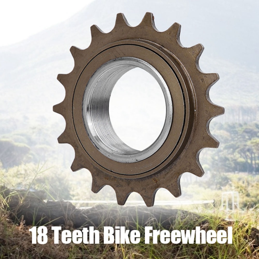 Durable 18 Teeth Bike Freewheel Steel 7.8cm Diameter Single Speed ...