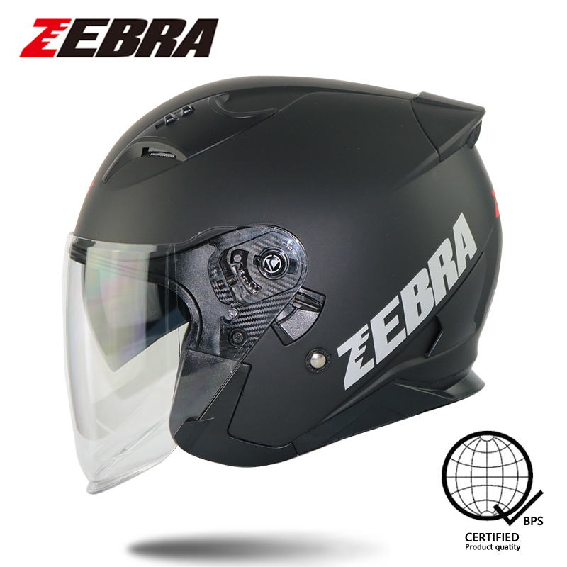 zebra helmet YM-902 Motorcycle half face helmet for unisex zebra dual ...