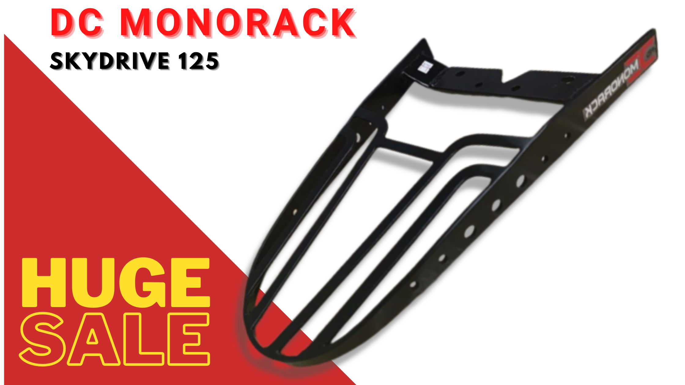 DC MONORACK HEAVY DUTY MOTORCYCLE BRACKET FOR SUZUKI SKYDRIVE 125 ...
