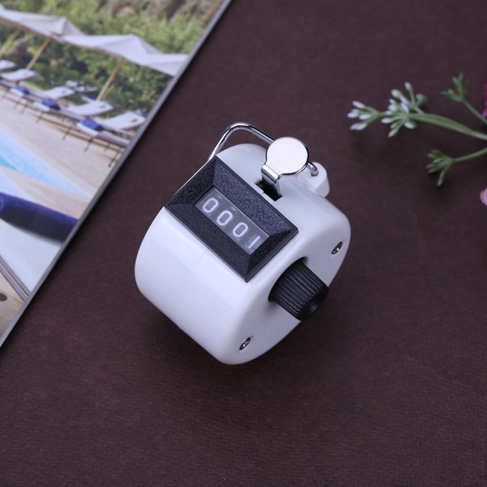 【The Timber Loft】Plastic 4 Digit Number Mini Hand Held Tally Counter ...