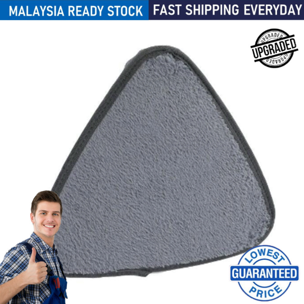 Self Twist Triangle Mop with Free Wall Hanger 360°Rotatable Hands Free ...