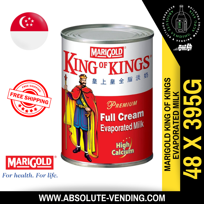 MARIGOLD King of Kings Evaporated Milk 395G X 48 (CAN) | Lazada Singapore
