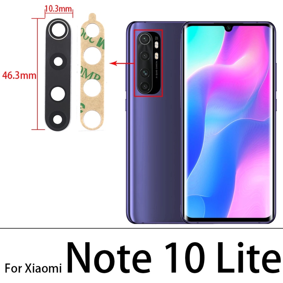 2ชิ้นสำหรับ Xiaomi Mi 10 Ultra 11 Redmi 9A Note 9Pro 10S Max 8 10 Pro 9T 5G 9S 10 Lite กล้อง ...