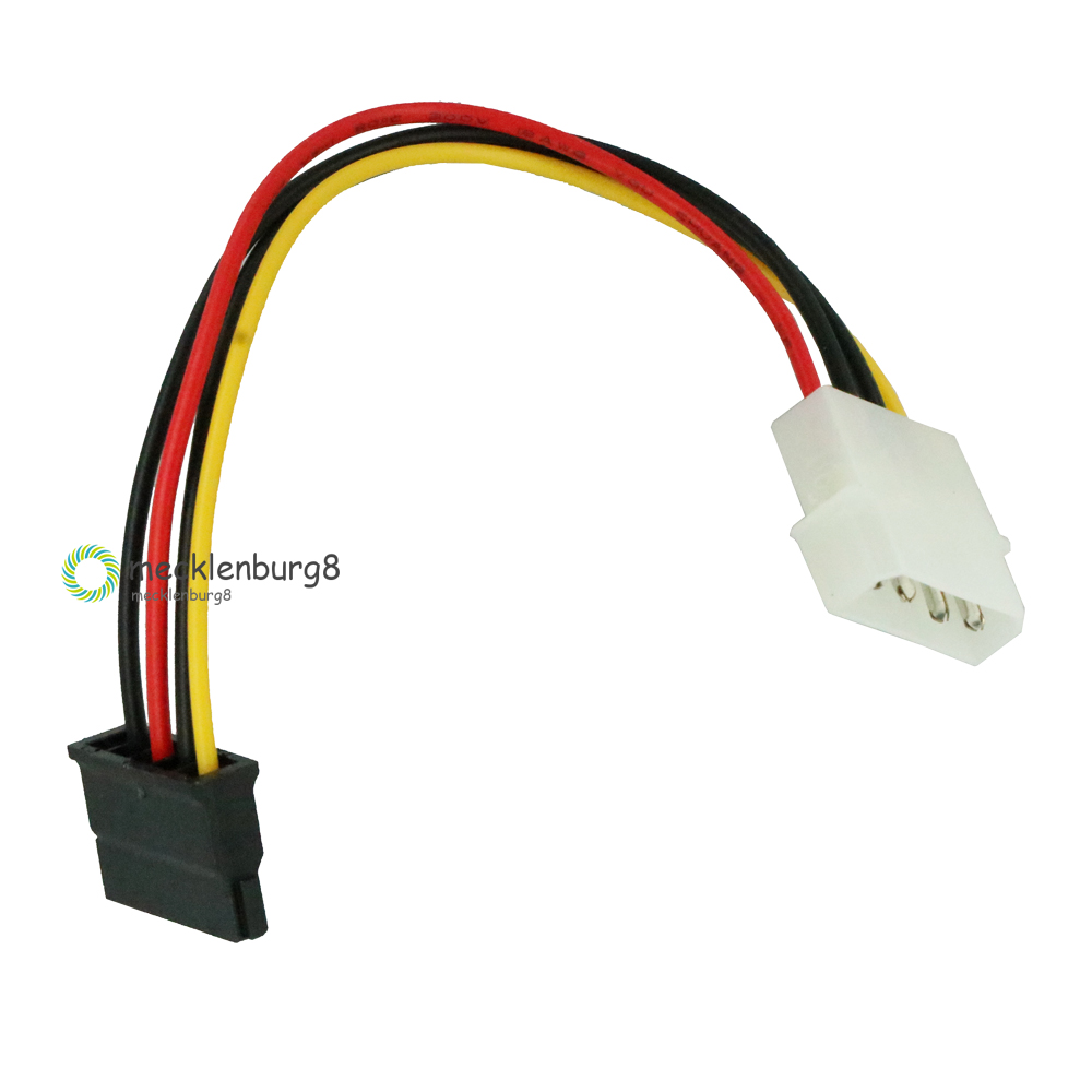【ZenithMart】2pcs / lot 4 Pin IDE Molex Male to 15 Serial ATA SATA Disk ...