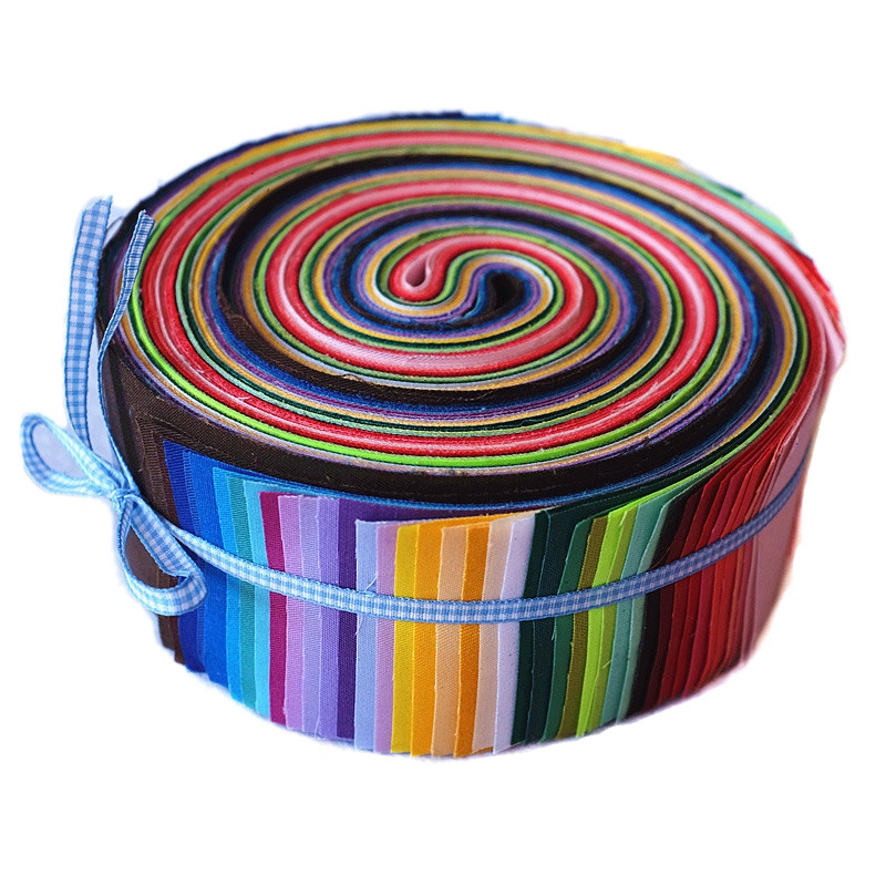 Plain Color Pure Color Strip Type Cotton Fabric 20X30cm Jelly Rolls ...