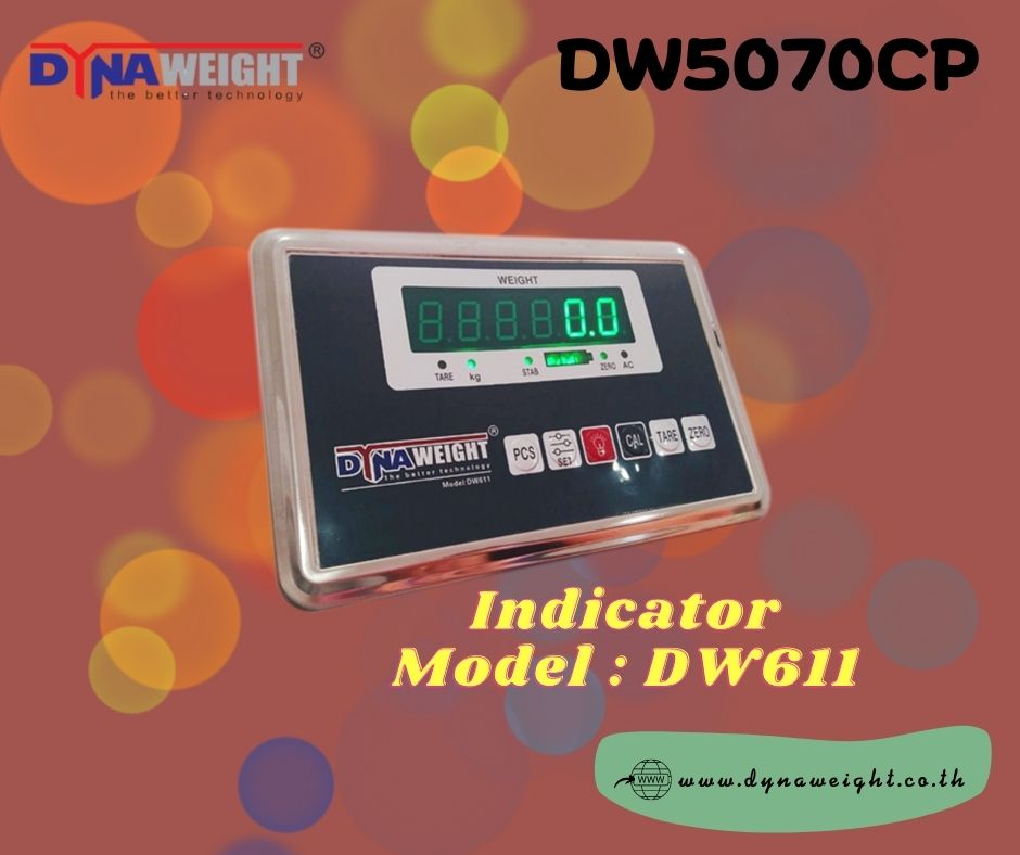 เครื่องชั่งน้ำหนักระบบดิจิตอล แบบตั้งพื้น (มีล้อเลื่อน) ขนาดแท่นชั่ง 50 ...