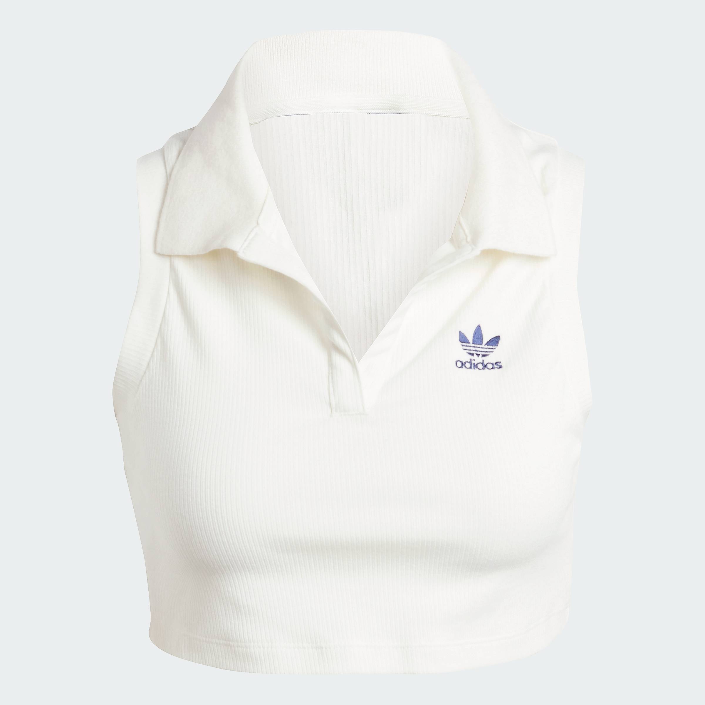 adidas ไลฟ์สไตล์ เสื้อแต่งผ้าริบ Premium Originals ผู้หญิง สีขาว IT9858 ...