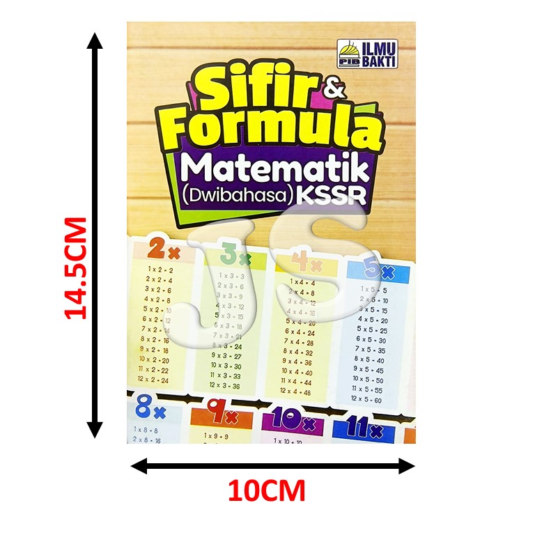 SIFIR & FORMULA MATEMATIK DWIBAHASA KSSR 2025 & 2024 (POKET SAIZ) RUJUKAN SEKOLAH RENDAH TAHUN 1 ...