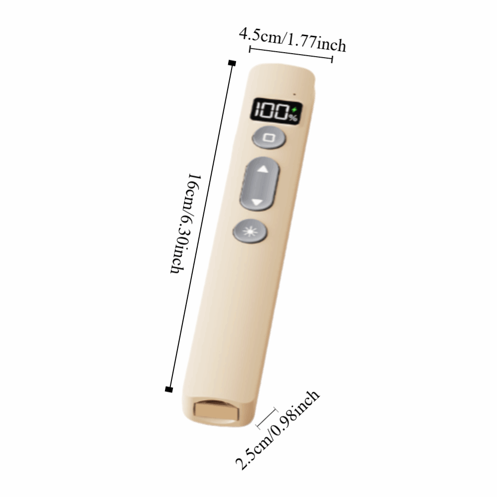 Comfortable Grip 2.4GHz Laser Pointer Clicker Infrared Remote Meeting ...