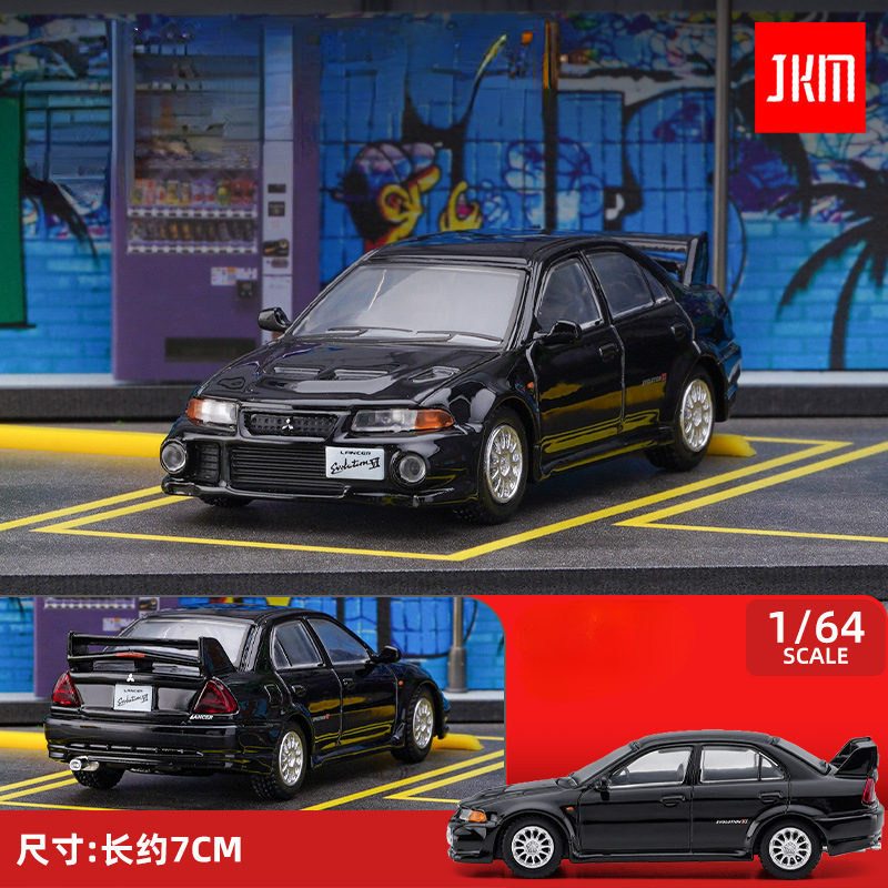 JKM 1:64 Mitsubishi-Lancer EVO รุ่นแรกของเล่นรถ Diecast รุ่น1-2-3-4-5-6 ...