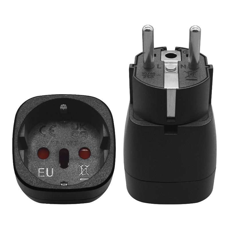 EU4.8MM To EU Power Conversion Plug,German Plug To Socket In European ...