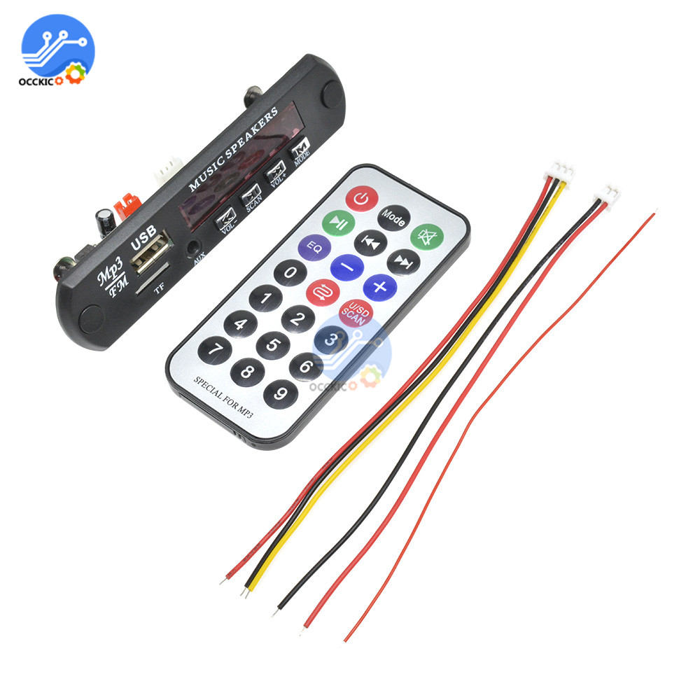 MANYOU 【LuxeLink】Car MP3 Decoder TF FM USB MP3 Music Player with LCD ...