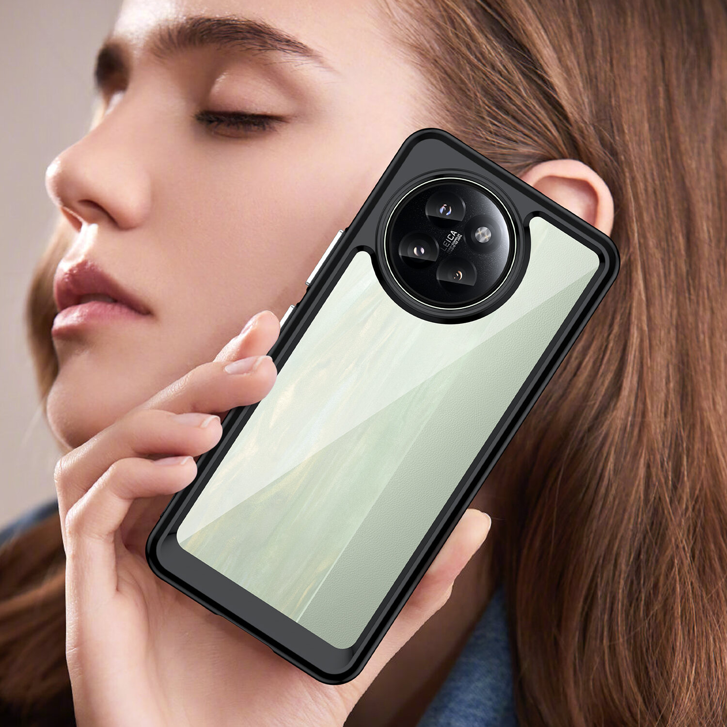 lthmy for Xiaomi Redmi Turbo 3 Poco F6 case Transparent Hard Back with ...