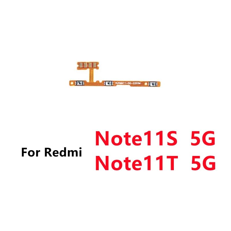 For Xiaomi Redmi Note 11 11S 11T 11E 4G 5G Pro Power Volume Button Flex ...
