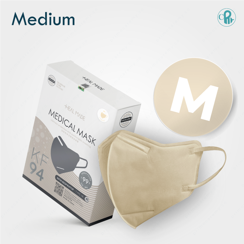 HEAL MADE BI-FOLD KF94 Respirator & Medical Mask | Made in Korea | MFDS ...