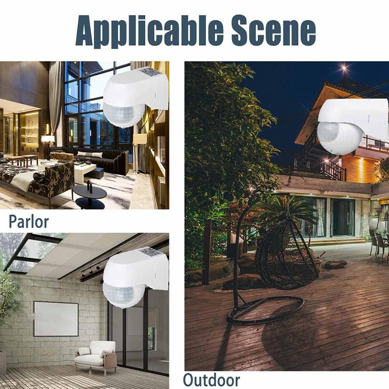 Motion Sensor 110V-230V Motion Detector Automatic Infrared PIR Sensor ...