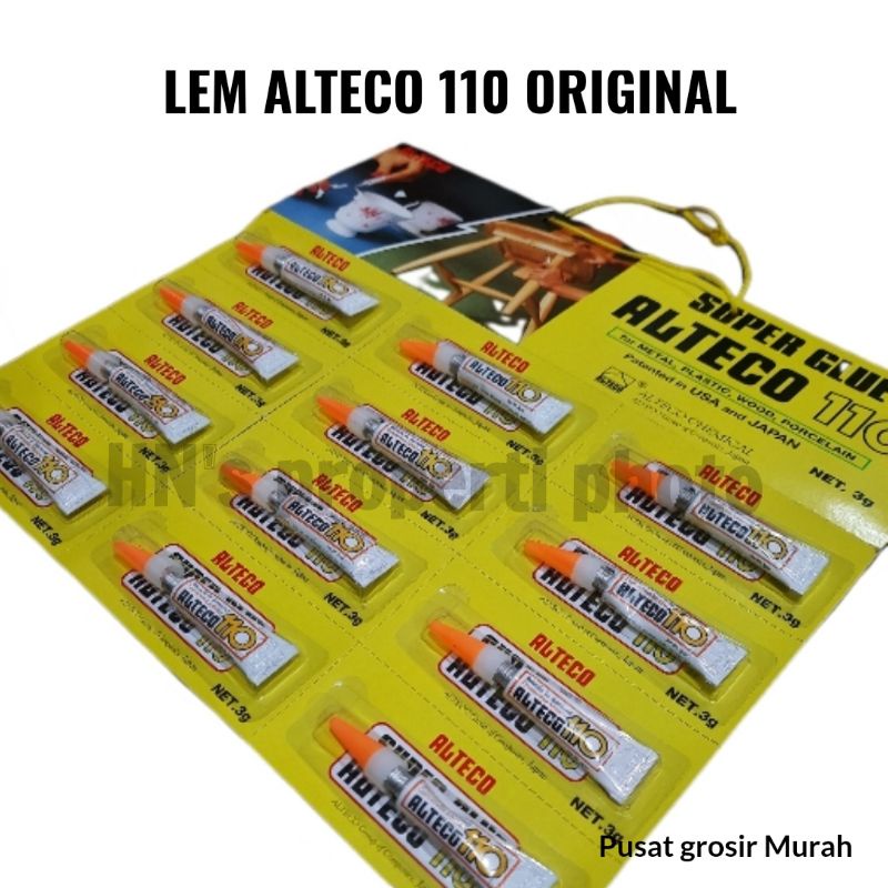 Lem altecho 110 Original super glue Net 3g lem plastik kayu besi keramik | Lazada Indonesia