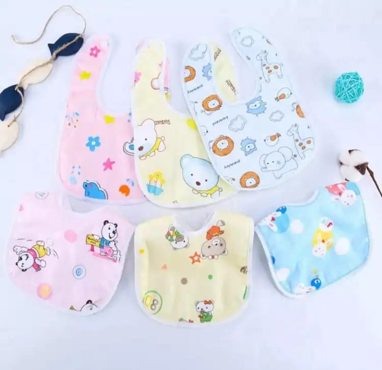 Baby Bibs Fancy Pack of 3 Baby Waterproof Bibs with Plastic Sheet Baby ...