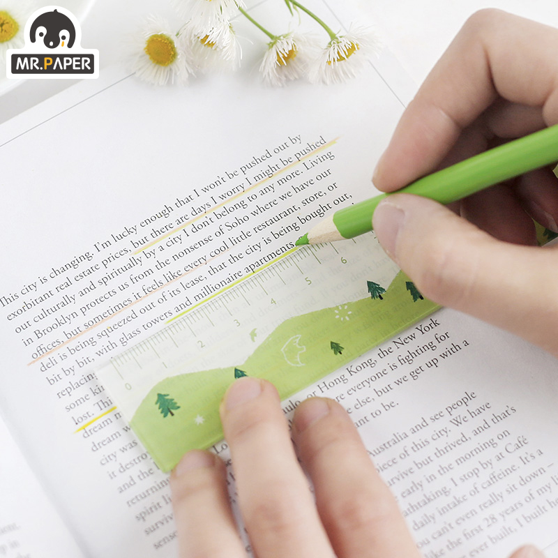 【TechGlobe】Mr.paper 8 Designs 15cm Acrylic Snack Color Ruler ...