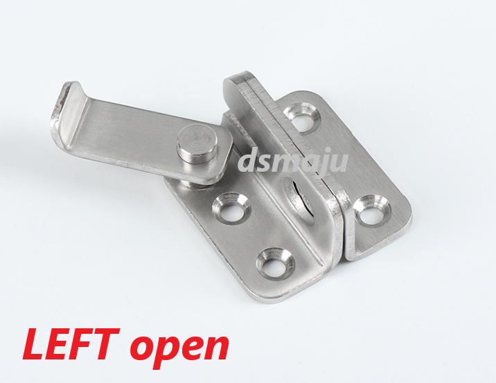 Stainless Steel Grille Bolt Left Right Lock Door Swivel Bolt Swing Bolt ...