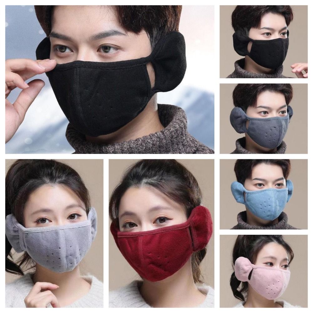Creative Fleece Earmuffs Windproof Thermal Winter Cloth Accessories Ear ...