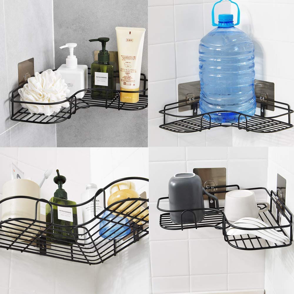 Wall Mounted Bathroom Corner/ Shelf/ Rack/ Storage Organizer - Bathroom ...