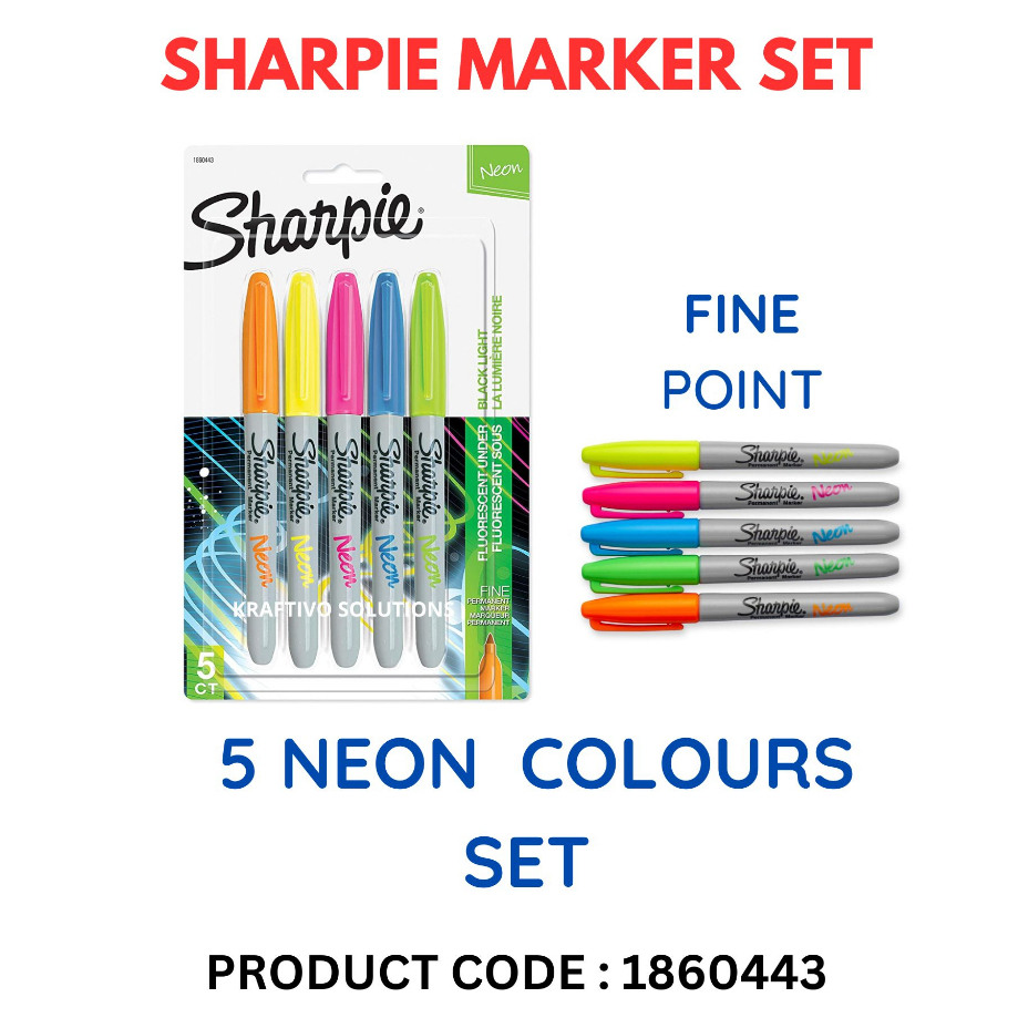 [ SHARPIE MARKER SET ] ASSORTED SHARPIE PERMANENT MARKER SET/100% ...