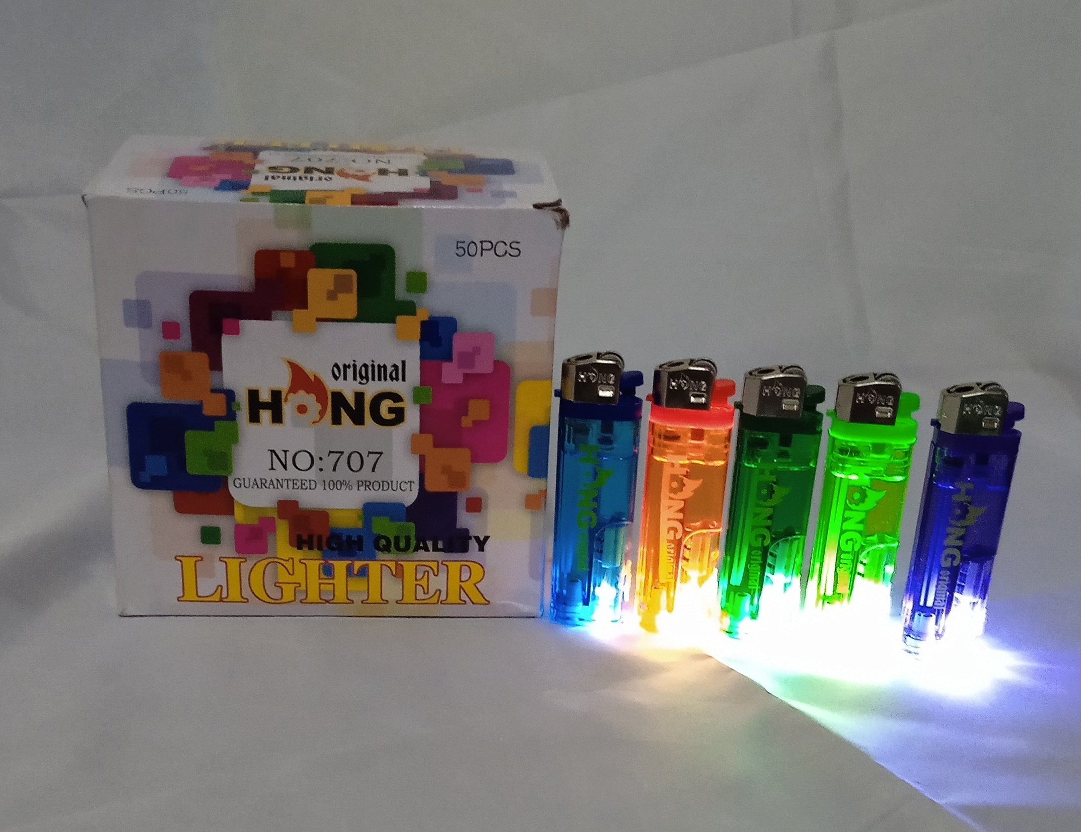 HONG LASER LIGHTER OR LIGHTER WITH FLASHLIGHT STANDARD SIZE ASSORTED ...