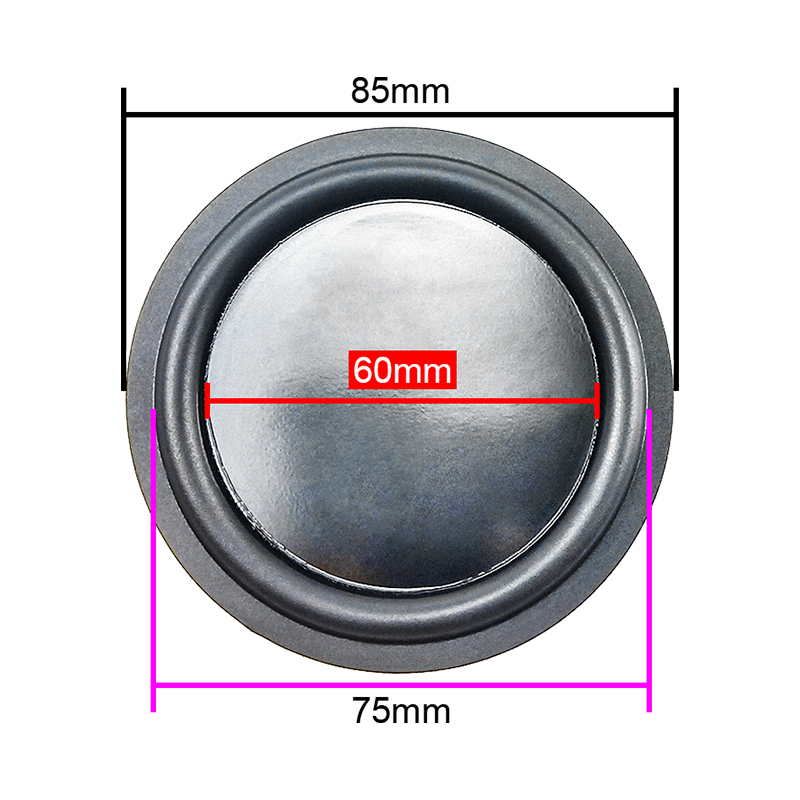 Ghxamp Rubber Bass Radiator Passive Radiator Speaker Woofer Membrane 30 ...
