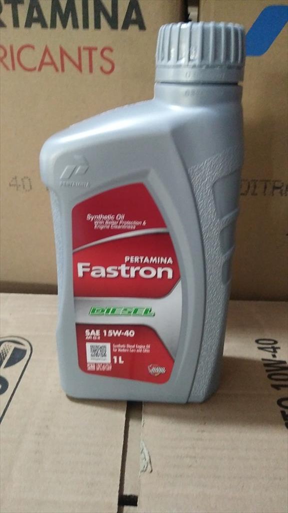 Oli Mesin Mobil Diesel Fastron 15W-40 API CI-4 Pertamina 1 liter ...