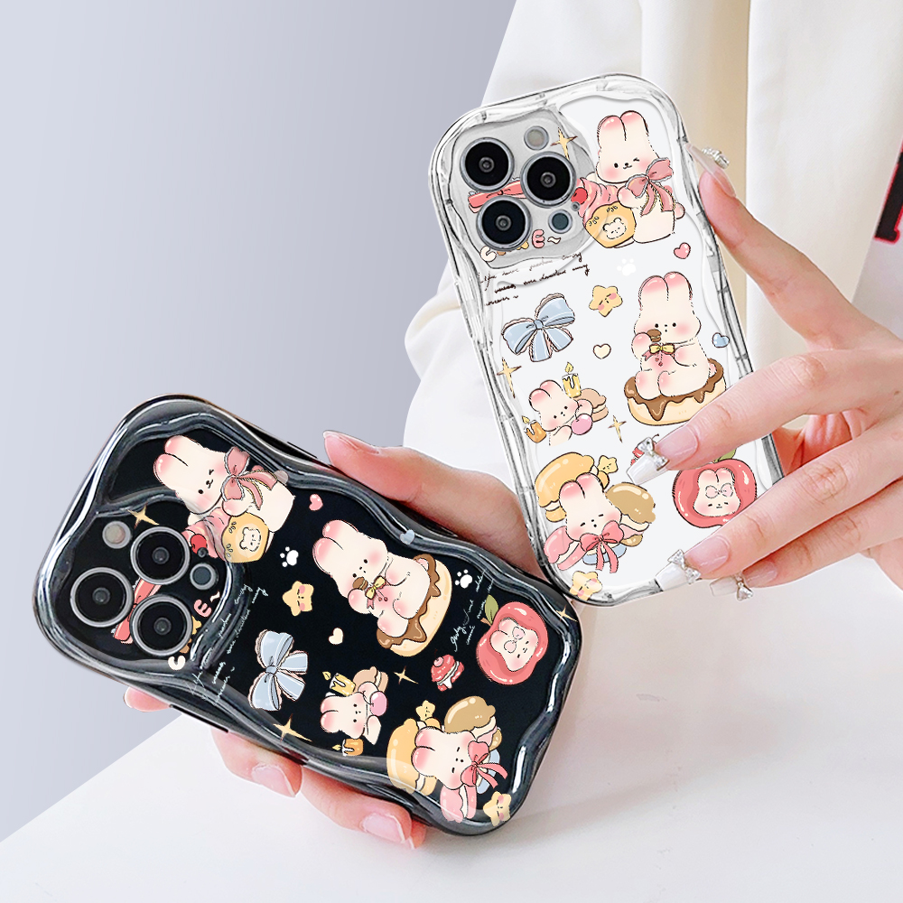 YYDS for Vivo Y100 Back Cover Cute Cartoon Rabbit Case Cream Texture ...