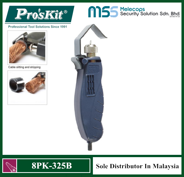 Pro'skit 8PK-325B Round Cable Slitting And Ringing Tool (Strip Cables ...