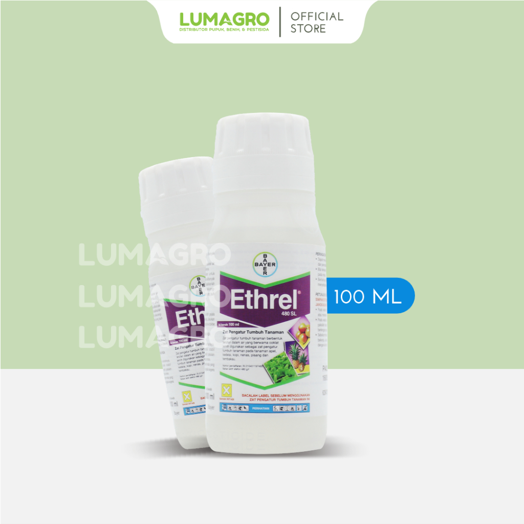 ZPT Ethrel 480SL 100ml Etefon Zat Pengatur Tumbuh Tanaman Pematang Buah ...