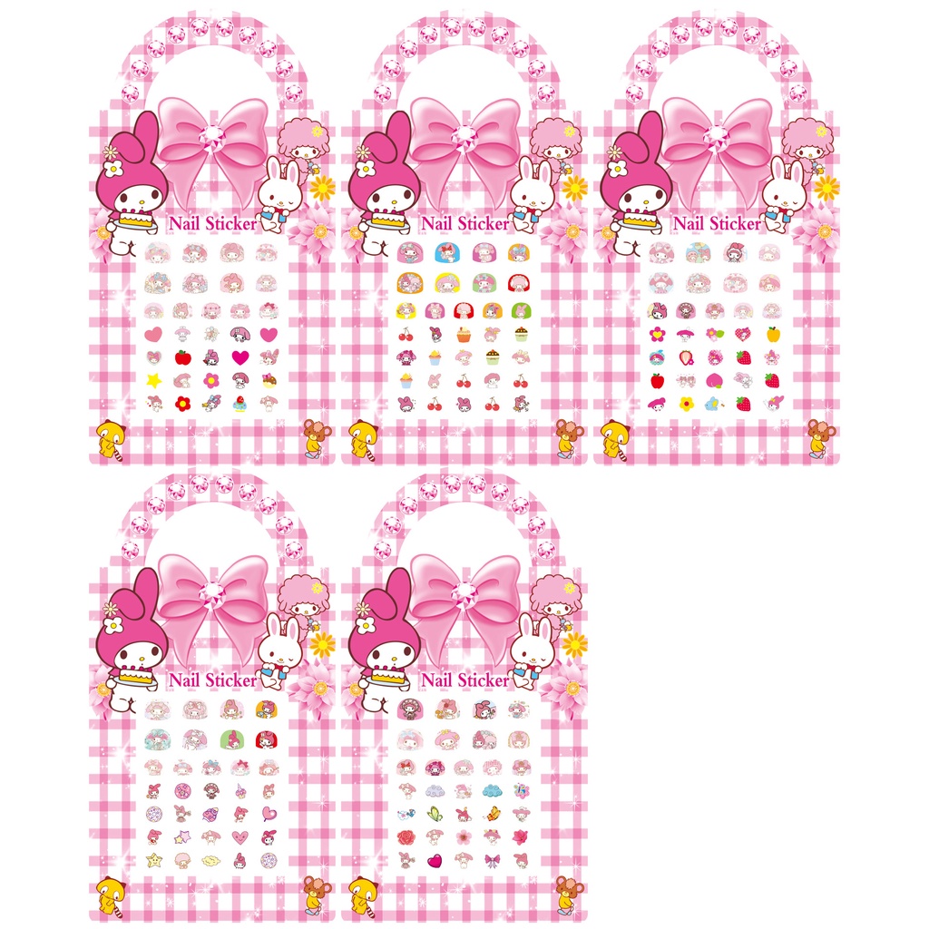 STIKER KUKU SANRIO NEW EDITION / STICKER KUKU MOTIF CINNAMOROL MELODY ...