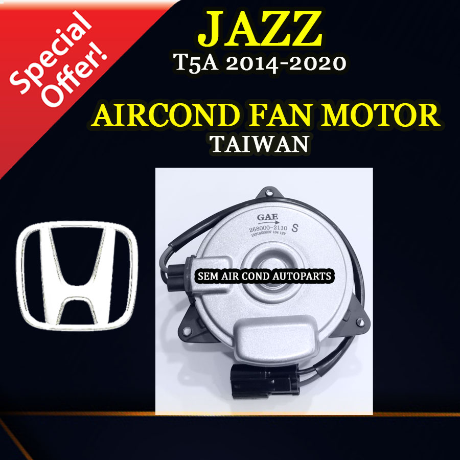 HONDA JAZZ T5A 2014-2020 YEAR OEM TAIWAN NEW AIRCOND FAN MOTOR (CAR ...