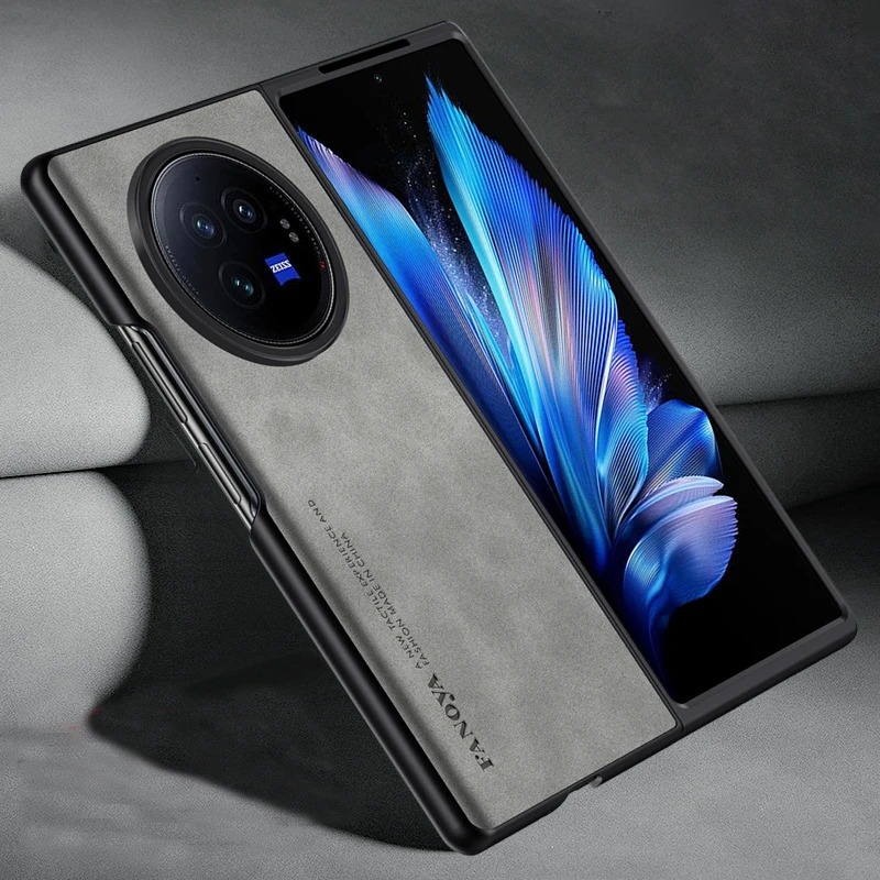 Phone case Vivo X Fold 3 Pro Fluff Cortex Patterned Vintage Business ...