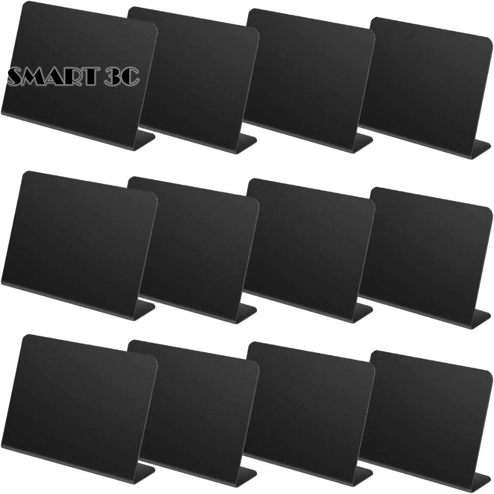 Mini L-shaped Desktop Sign Price Tag Holder Small Chalkboard Plastic ...