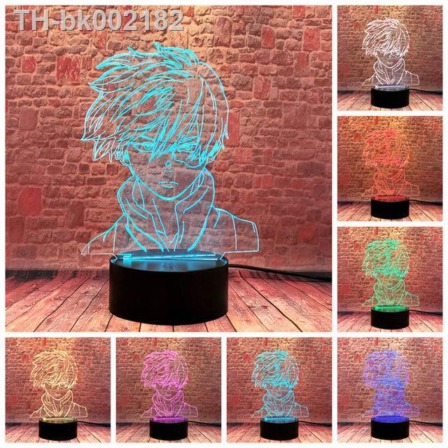 Luminous MHA Deku6 Himiko Toga Model 3D Visual Illusion LED Lamp Japan ...