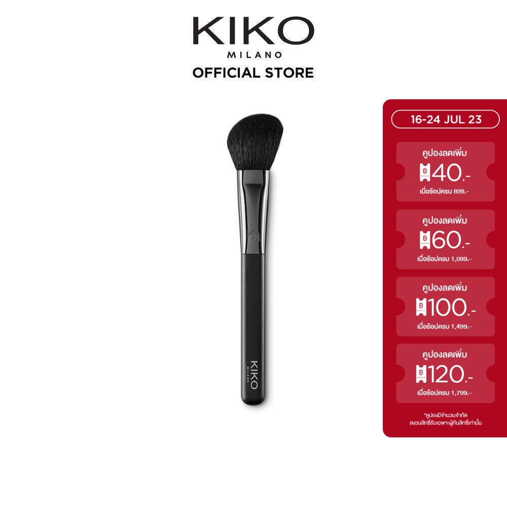 KIKO MILANO FACE 10 BLUSH BRUSH แปรงแบบเอียงขน ทำจากไฟเบอร์จากธรรมชาติ ...